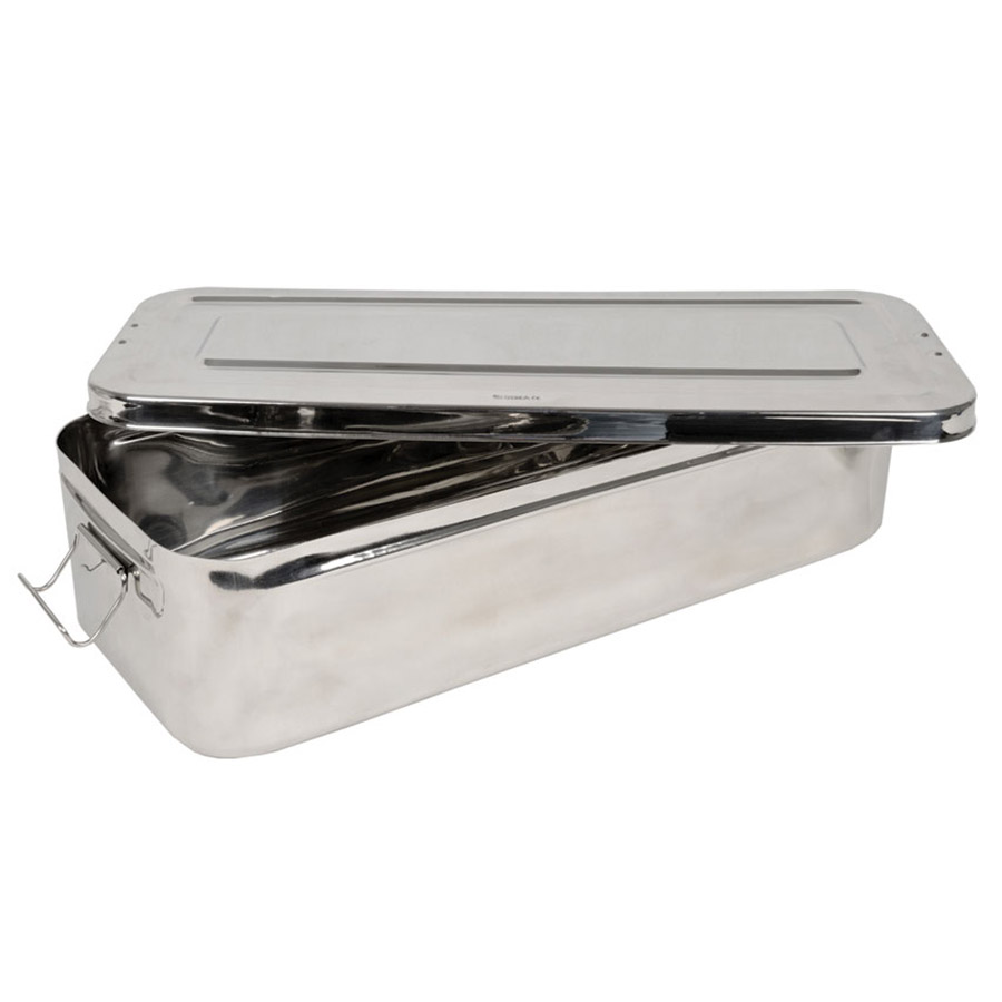 Boite inox avec poignées