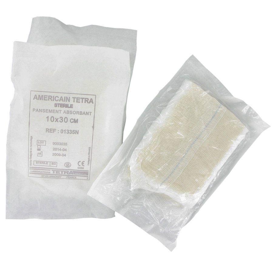 Pansements Américains stériles TETRA