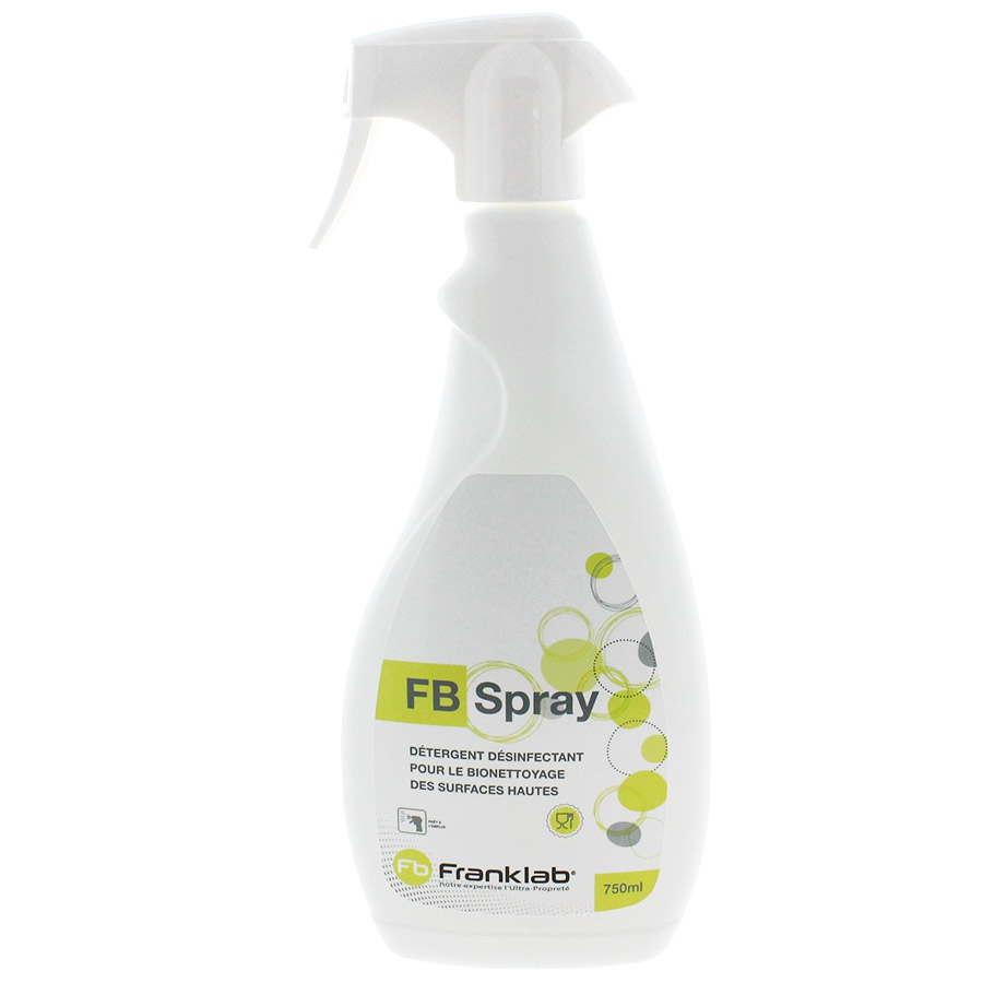 Spray détergent désinfectant des surfaces FB Spray de Franklab