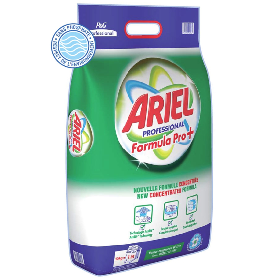 Ariel Professional Formula Pro+ lessive en poudre à usage professionnel