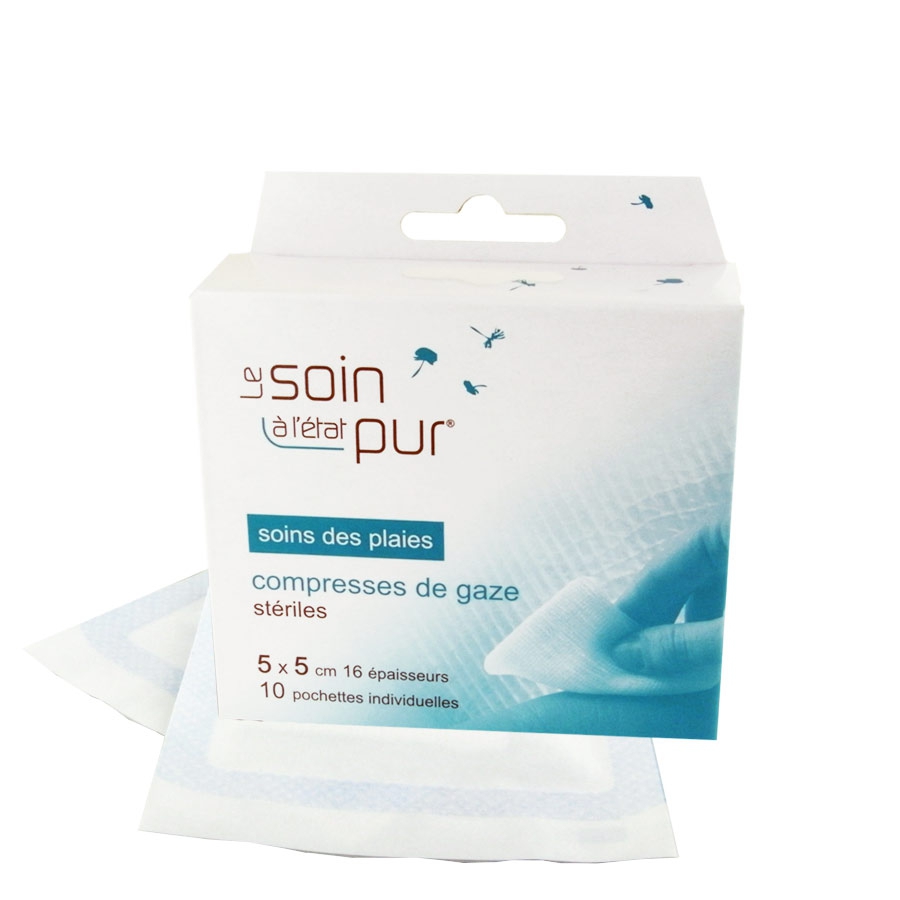 Compresses de gaze stériles