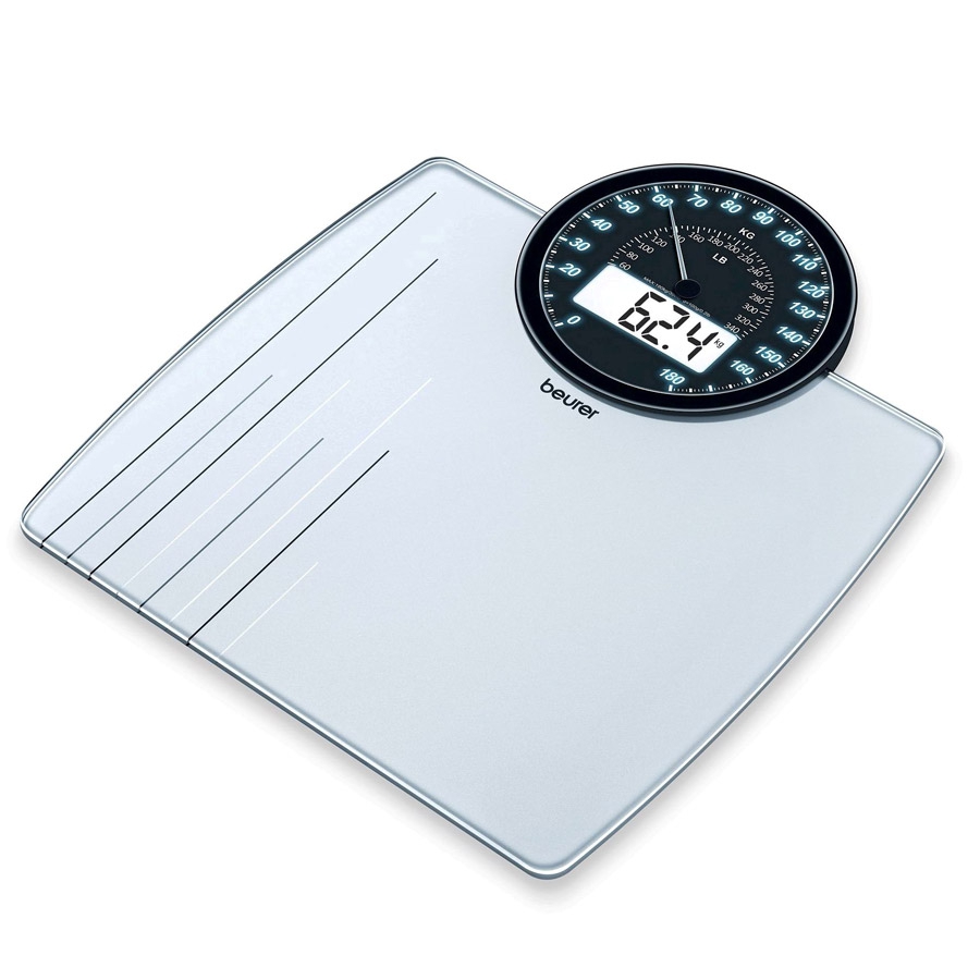 Pèse-personne beurer GS58 à double affichage analogique et numérique